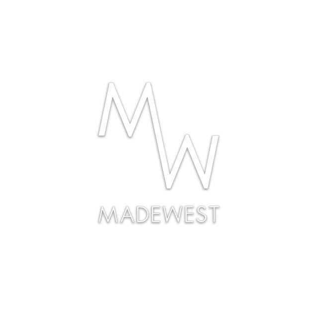 MadeWest Die Cut Sticker - White – MadeWest Brewery